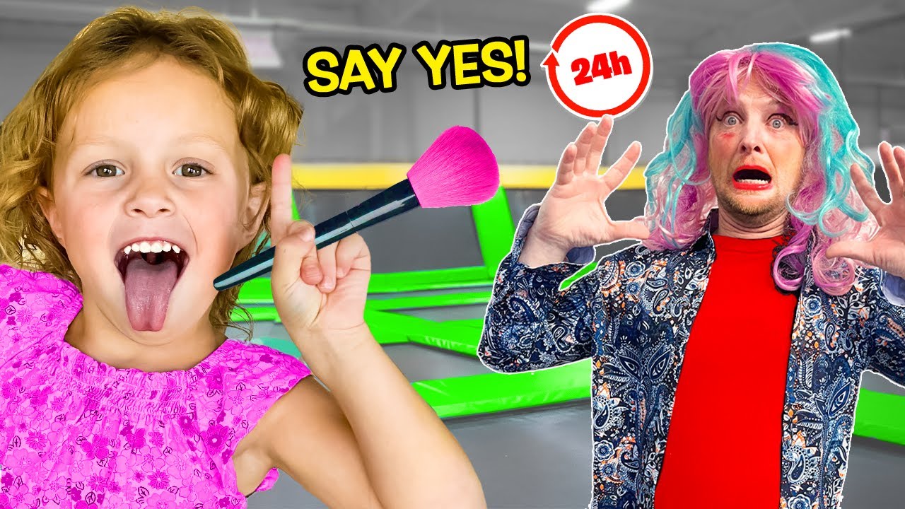 YES DAY for MY DAUGHTER! Dad Can’t Say NO for 24 HOURS! - YouTube