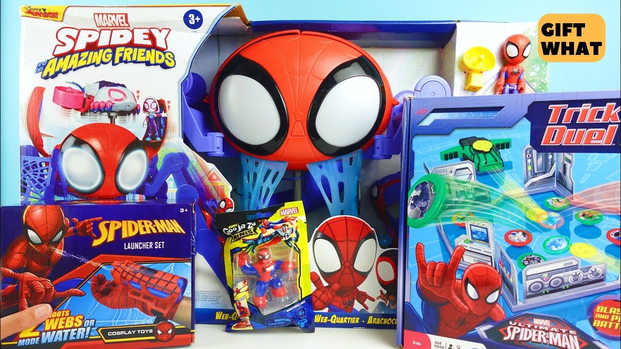 Spidey and His Amazing Friends Spider-Man Collection Unboxing ...