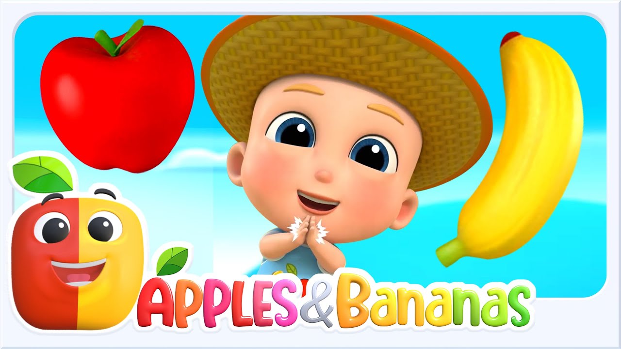 I Like To Eat Apples And Bananas Nursery Rhymes And More Animated Music ...