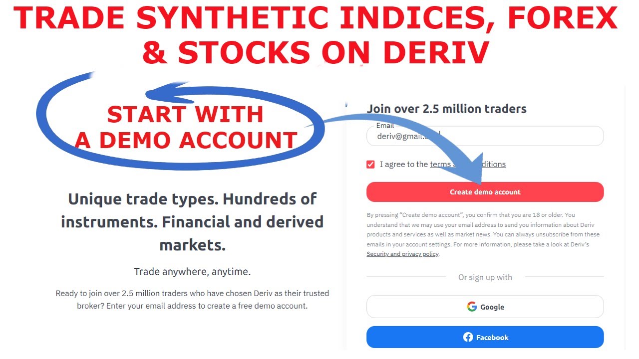 How to Sign Up on Deriv | How to Set Up Your Deriv Account - YouTube
