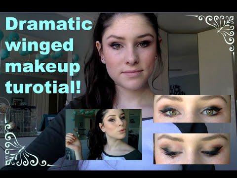 Dramatic Cat Eye Makeup Tutorial! - YouTube
