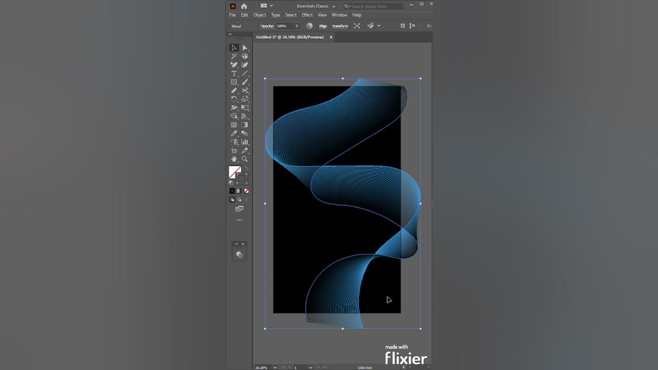 Create Abstract Line Background! | Adobe Illustrator Tutorial | Fiery ...