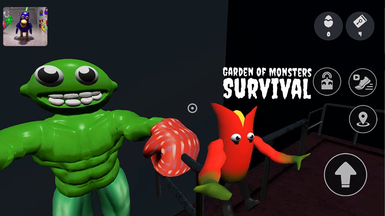 Garden Monster Survival - guide play Gameplay ( IOS / ANDROID ) - YouTube