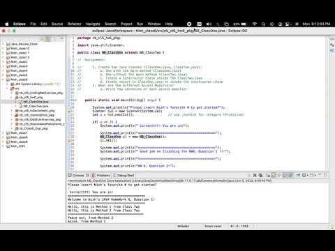Nistoj_Bhattarai Java _for_Beginners _HW6 - YouTube