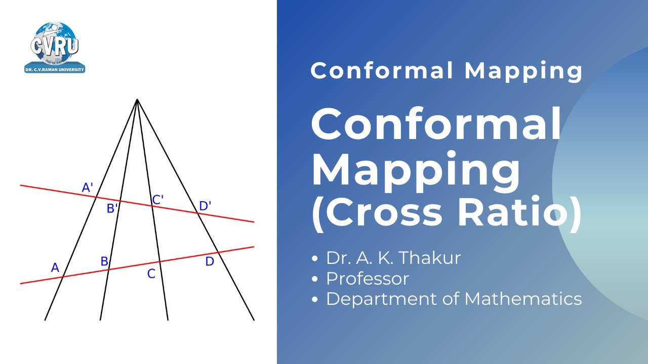 Conformal Mapping (Cross Ratio) | Complex Analysis | Language - English ...