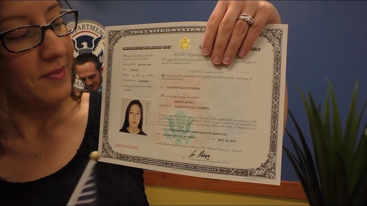 🇱🇷 Oath Ceremony Naturalization 🇱🇷 Florida - USCIS New UScitizen - YouTube