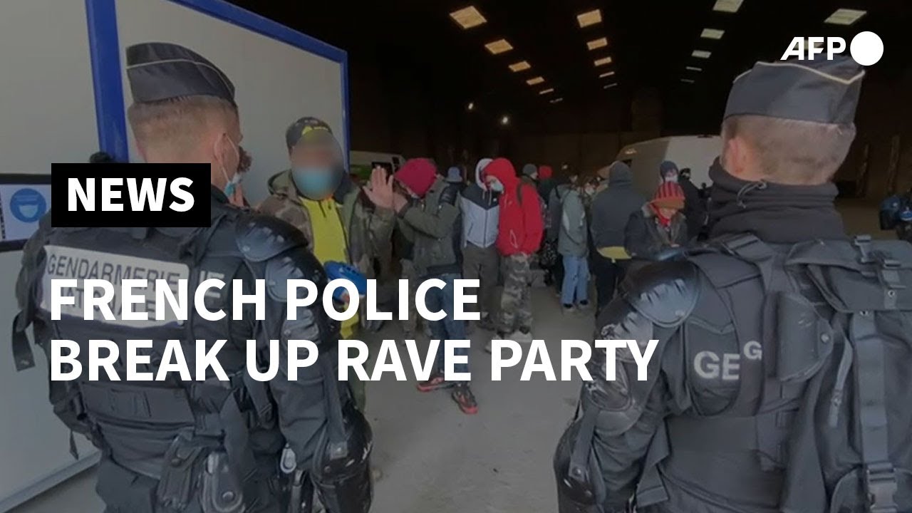 French police break up illegal rave where some 2,500 partygoers ...