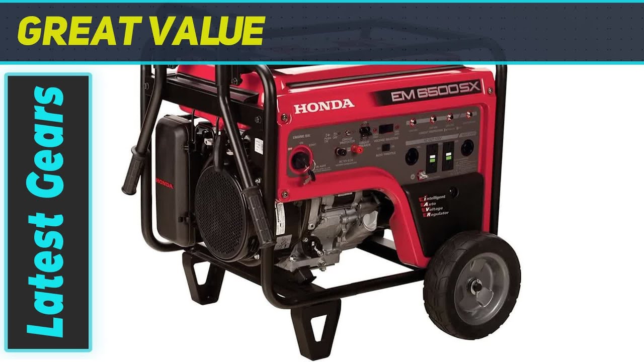 Honda EM6500S Generator: Unveiling the Best Electric Start Gas-Powered ...