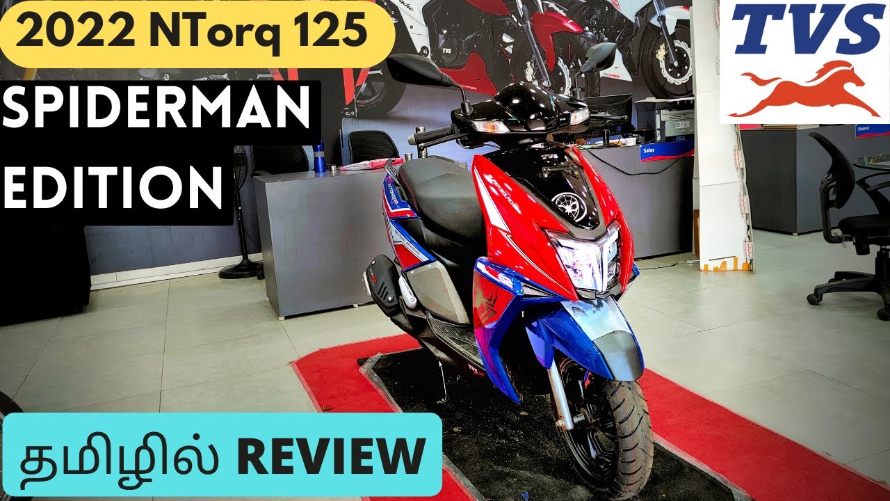 2022 TVS Ntorq 125 Super Squad Spiderman Edition Tamil Review | Mileage ...