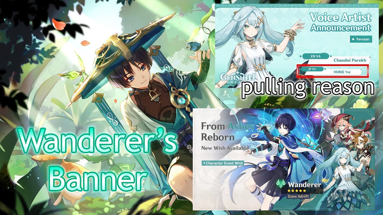 [Genshin Impact] Version 3.3 - From Ashes Reborn : Wanderer Banner ...
