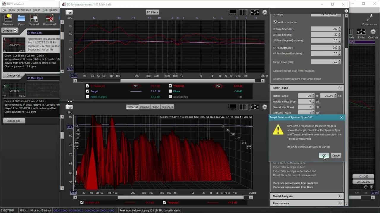 Generating Simple Frequency Response Correction Filters using Room EQ ...