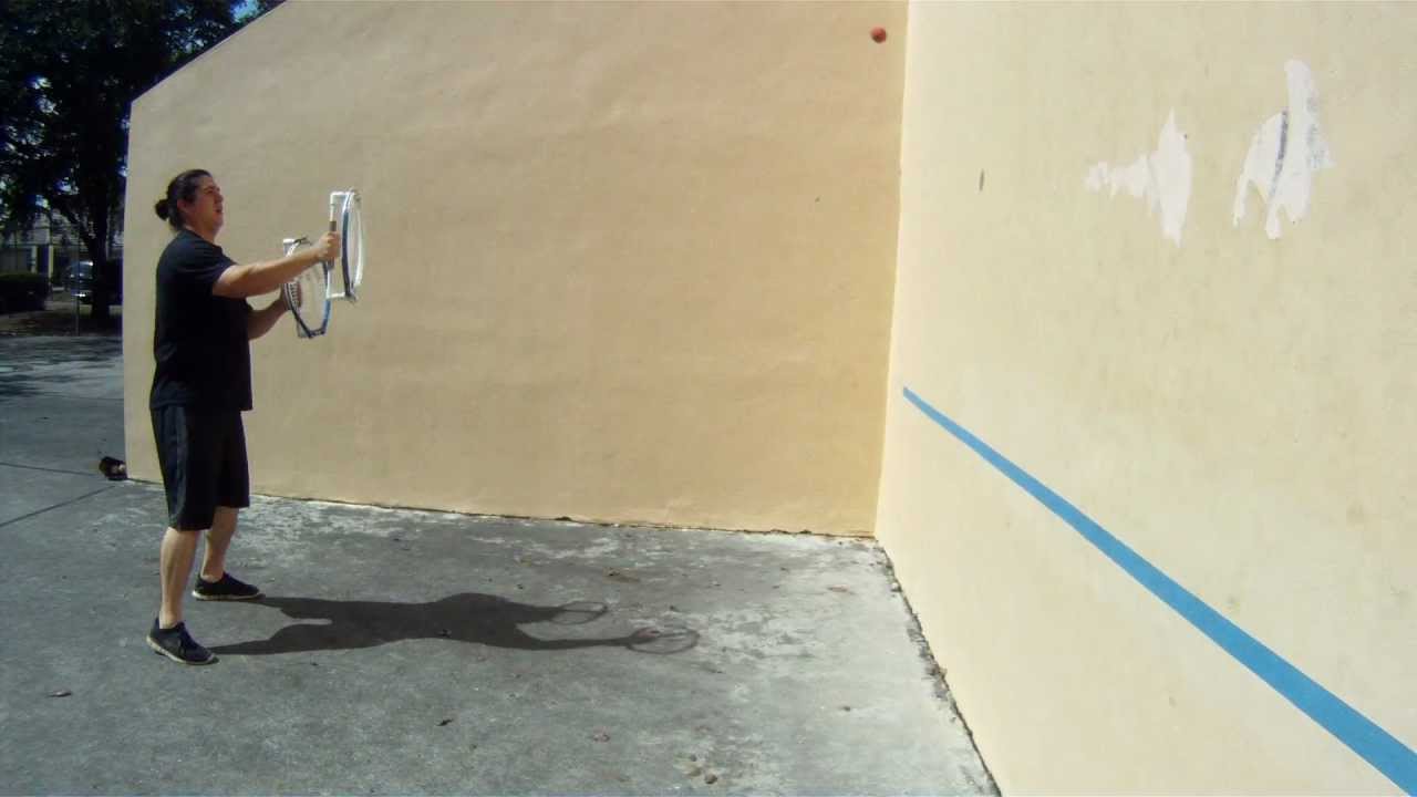 New Knuckle Racket Video fitness invention new sport - YouTube