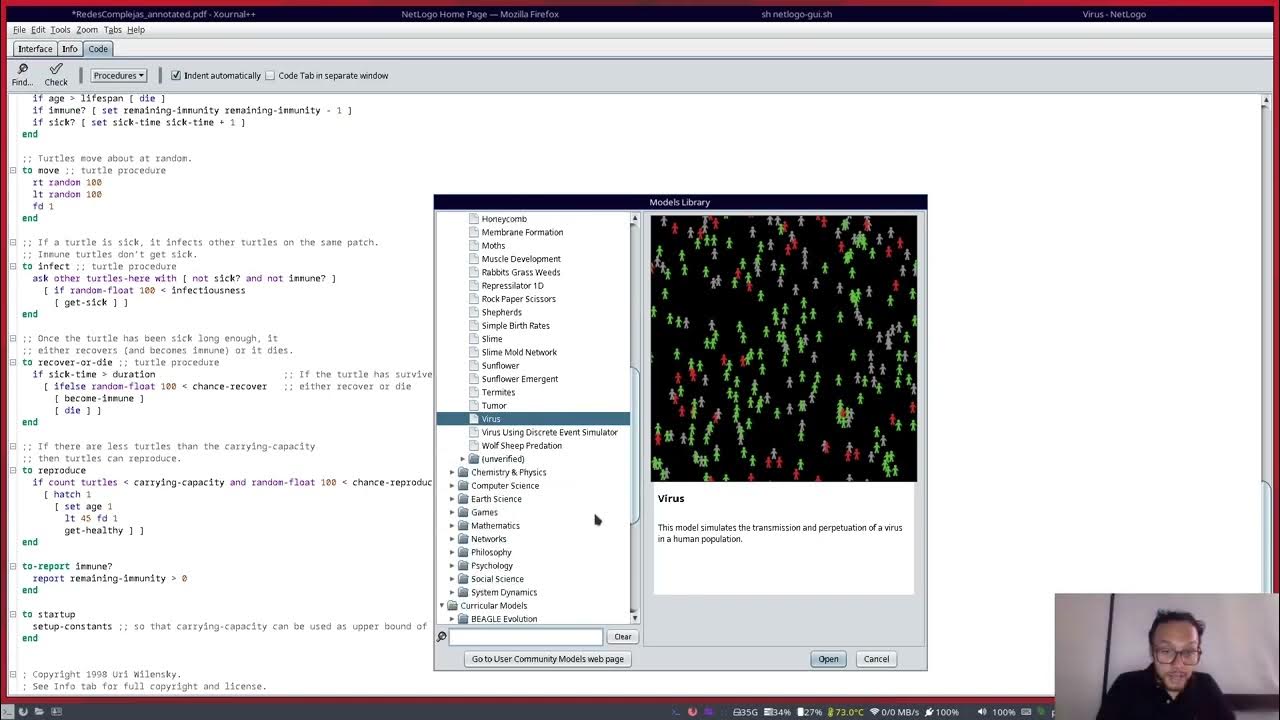 Vida artificial 2024 I Clase 4 2 Netlogo - YouTube