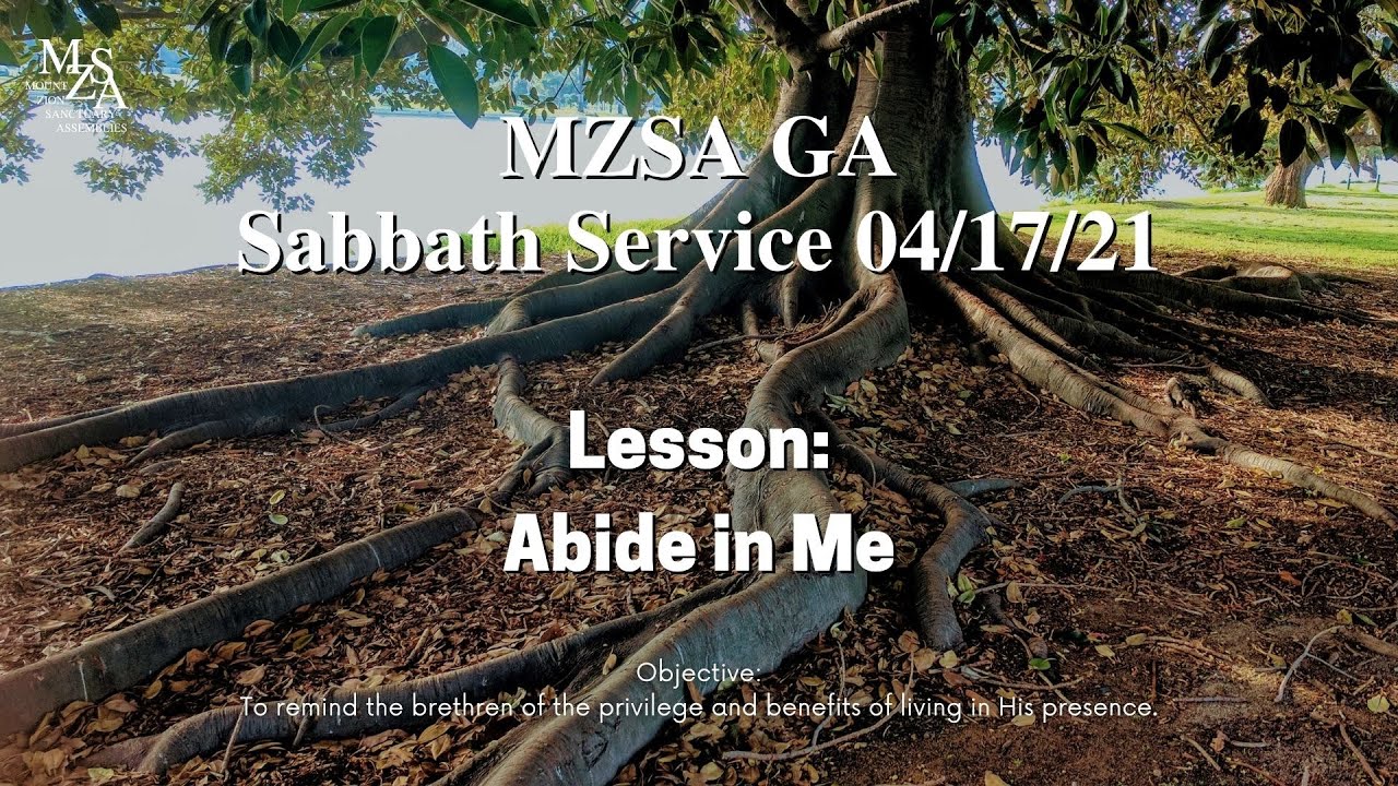 MZSA GA Sabbath Service - 04/17/21 - YouTube