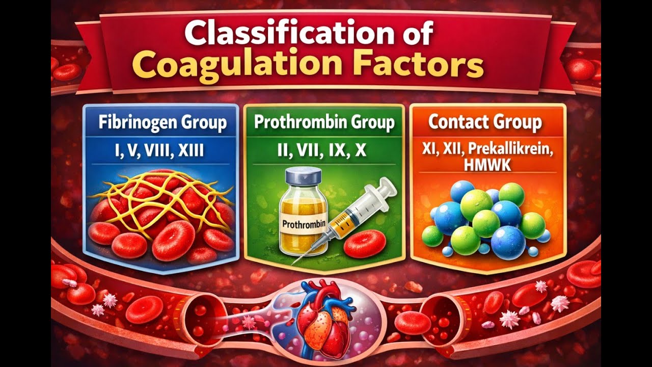 Coagulation Factors: Classification and Functions #alliedhealthsciences ...
