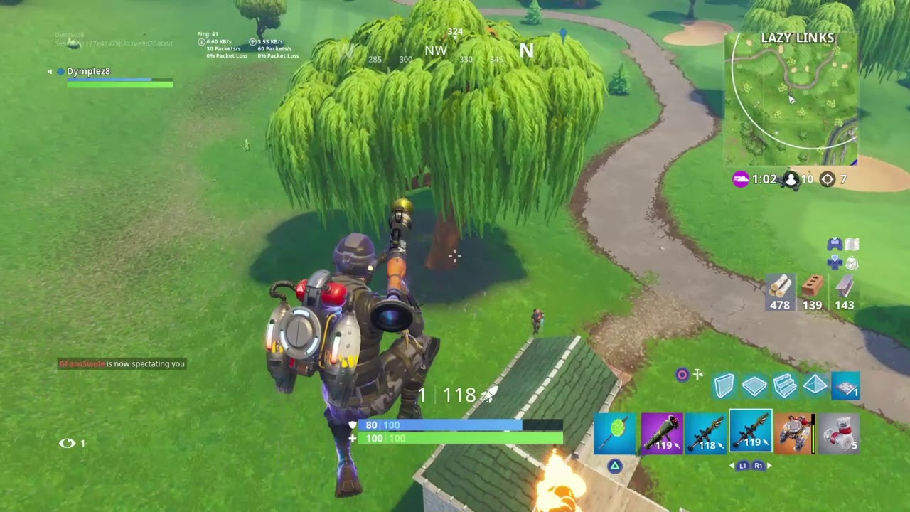 FORTNITE Battle Royal: Fly explosive JETPACK BACK AND GUIDED Missle ...
