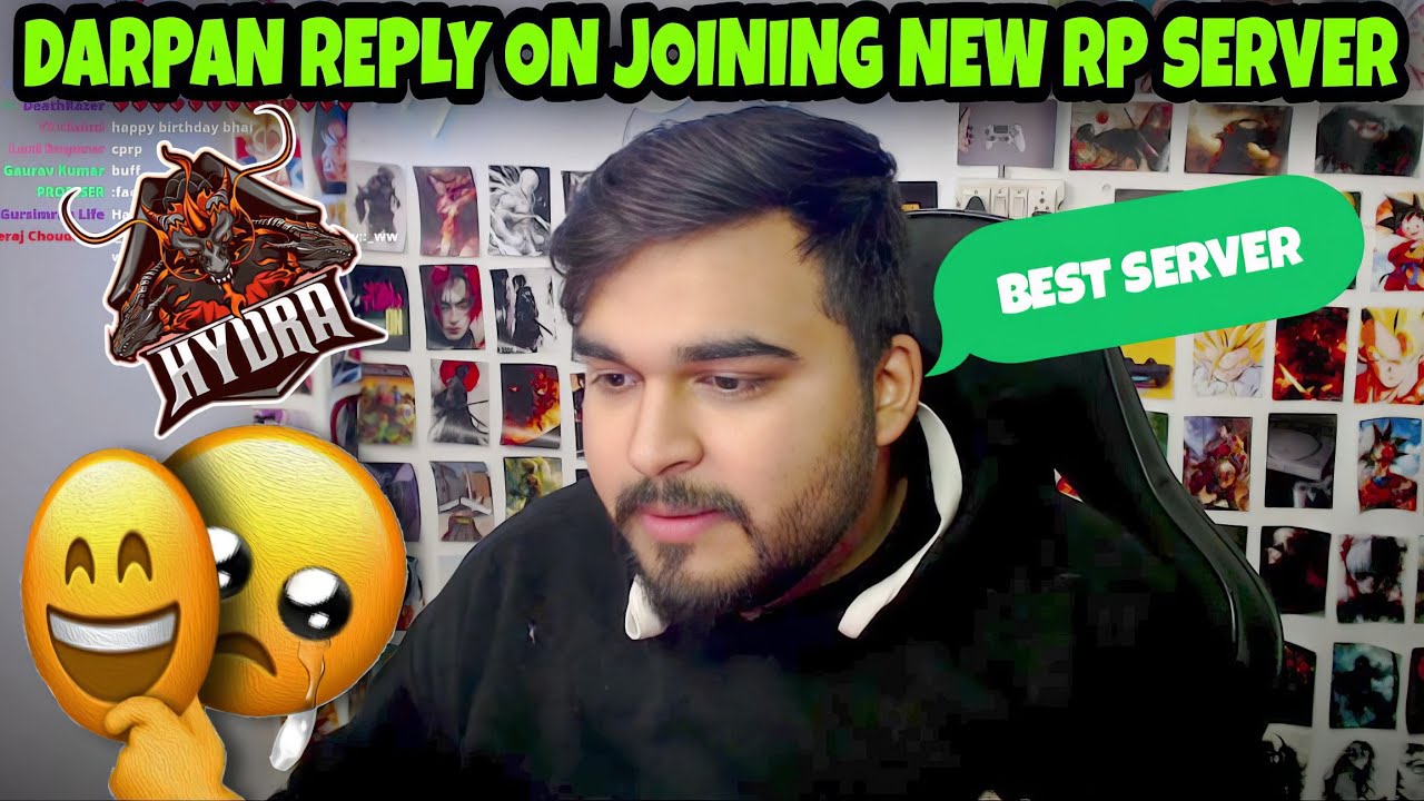 Darpan Reply On Why Join New Rp Server 💔 | Darpan On His New RP Server ☹️ - YouTube