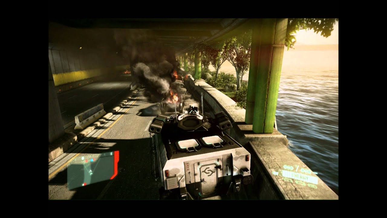 Crysis 2 gameplay on HARDCORE settings RADEON HD 6850 TANK FIGHT in NEW ...