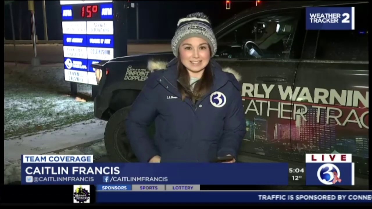 Caitlin Francis - CT Severe Cold WX protocol activated - YouTube