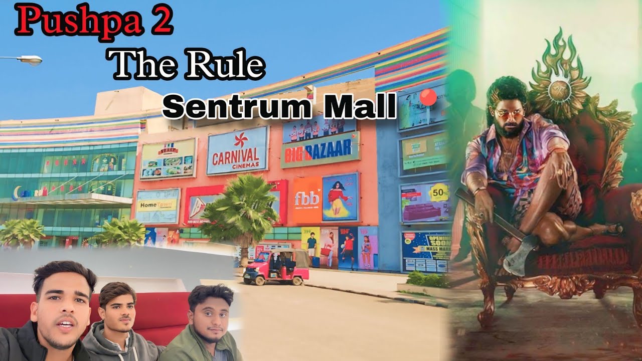 Pushpa 2 Watching At Sentrum Mall Asansol | Pushpa 2 The Rule 🔥 - YouTube