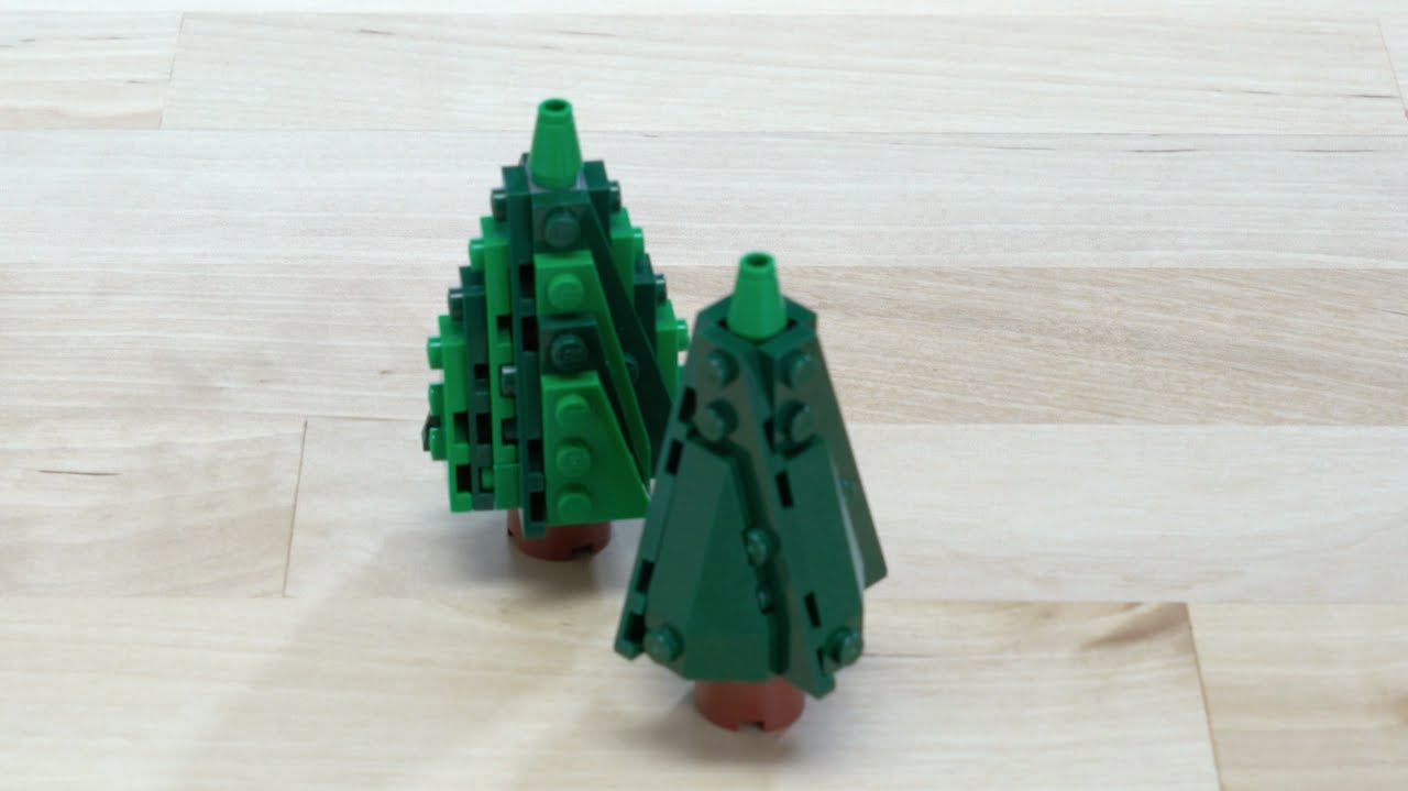 How to Build a Evergreen Tree 2 - LEGO Creator - DIY Holiday Building ...