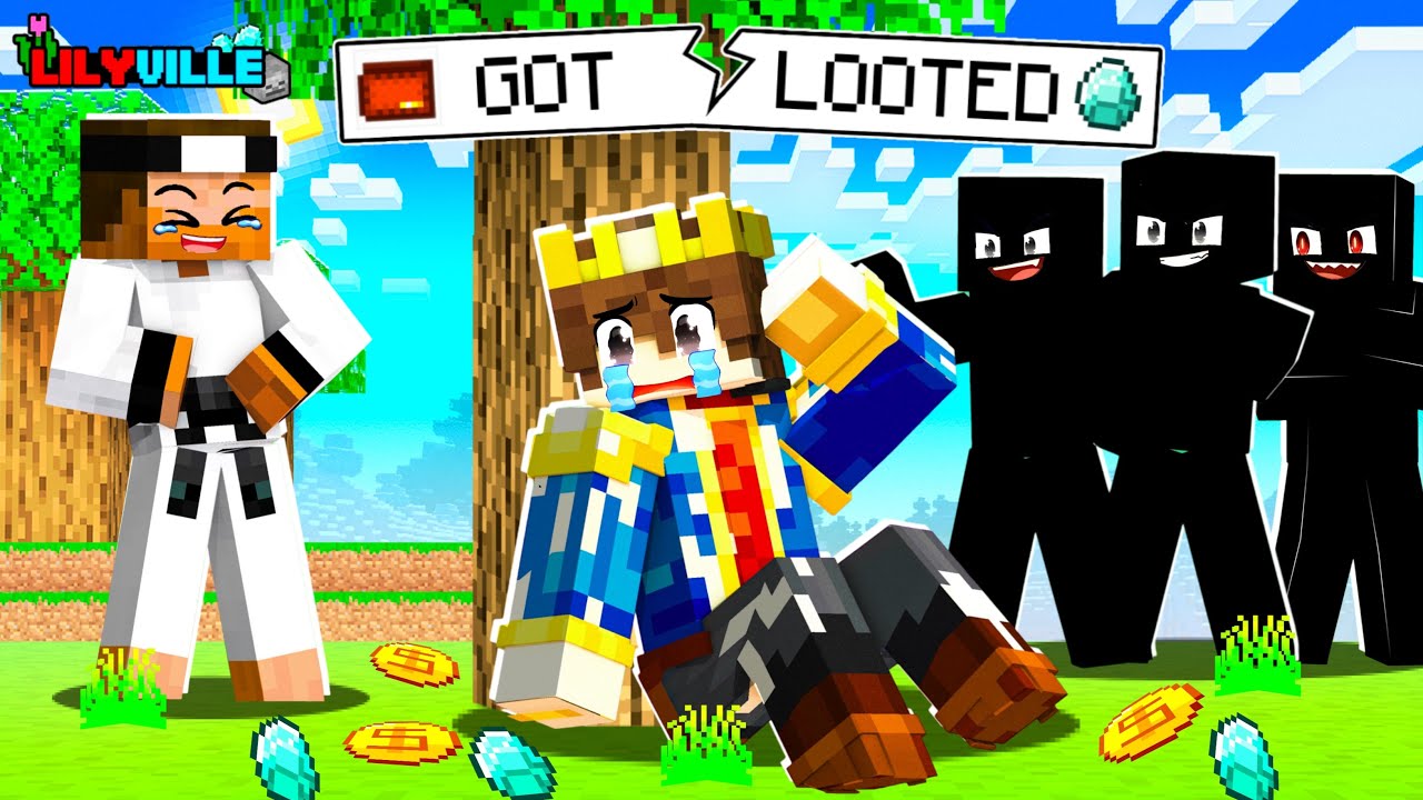 I GOT LOOTED IN MINECRAFT 😰| LILYVILLE SMP - YouTube
