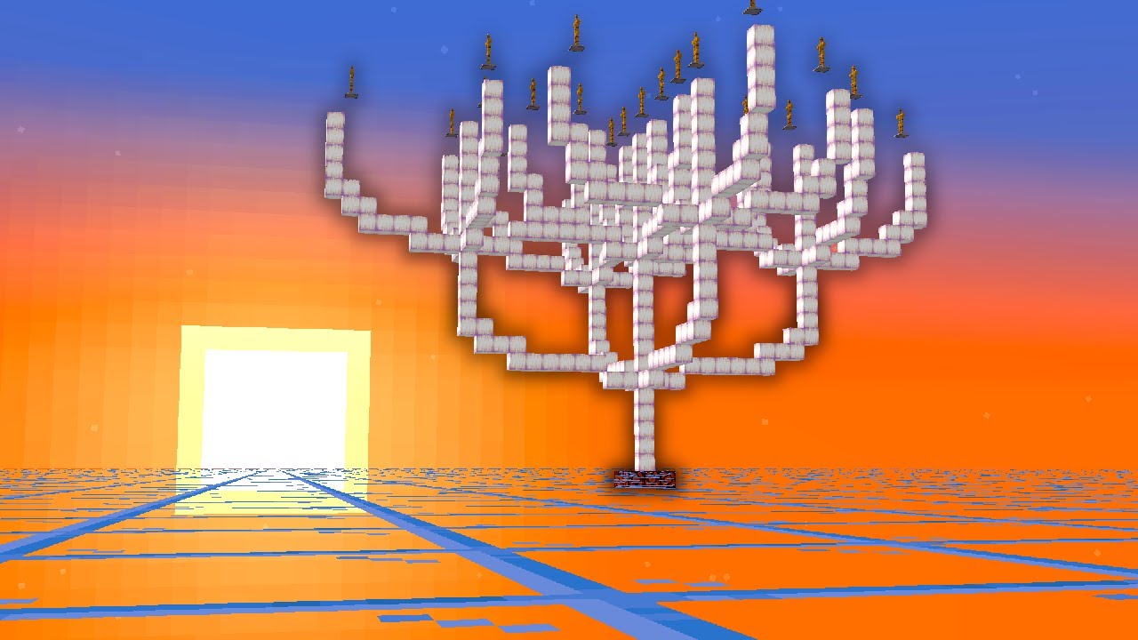 A self-building branching structure - YouTube