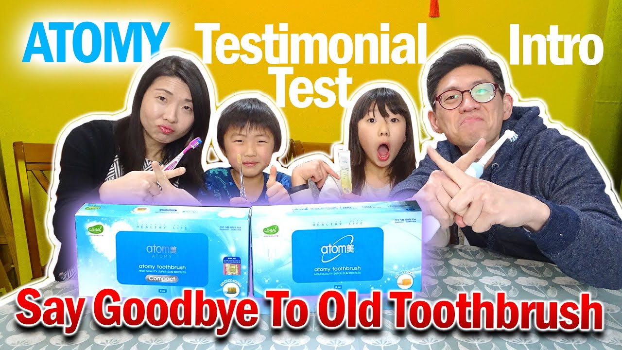 Atomy Toothbrush & Toothpaste Introduction, Experiment & Testimonials ...