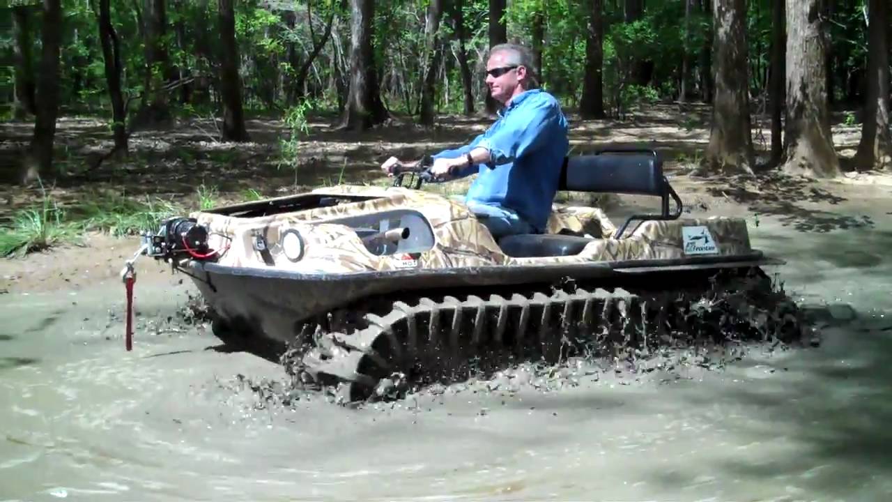 Argo 6x6 with Adair tracks at river run atv park - YouTube