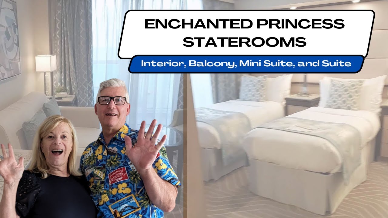 Enchanted Princess Stateroom Tour | Interior, Balcony, Mini Suite, and ...