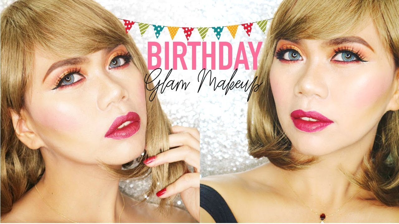 Birthday Glam Makeup Tutorial - YouTube