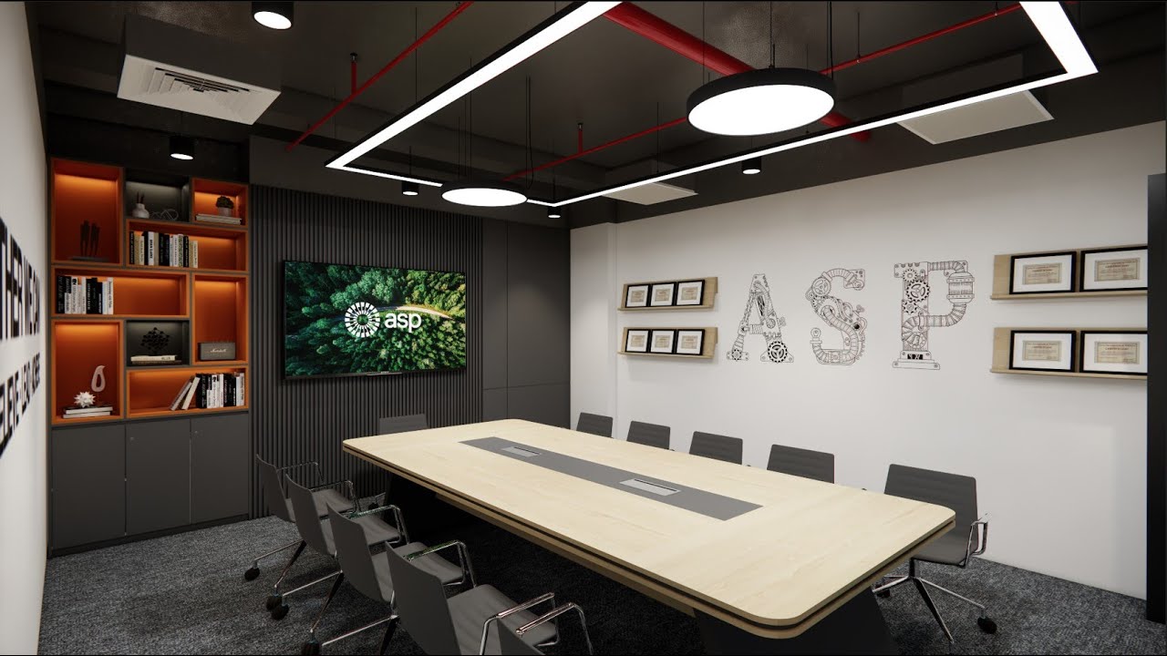 ASP OFFICE DESIGN BY VIEN DONG - YouTube