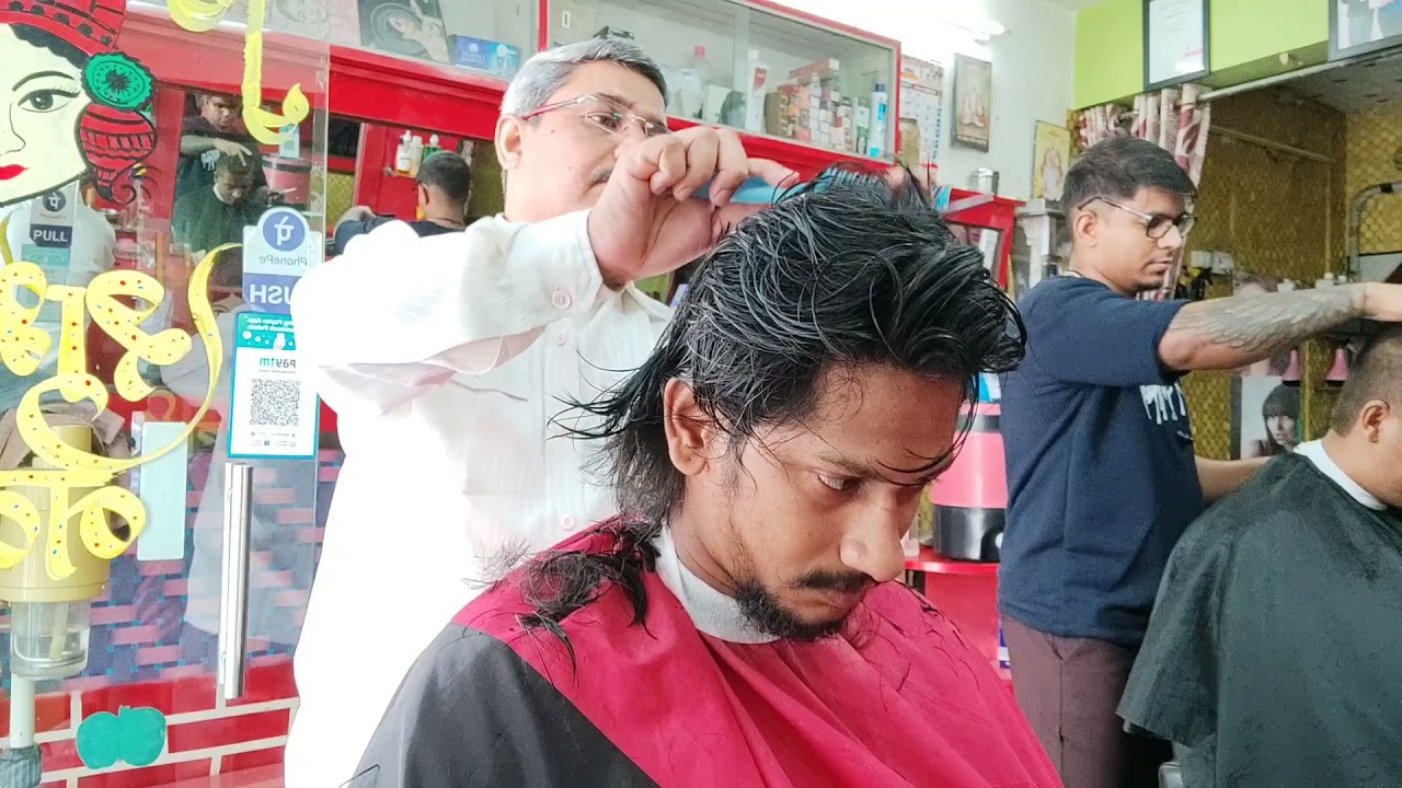 Best Straight Razor Hero haircut (2021) Super haircut Daddy Barber ...