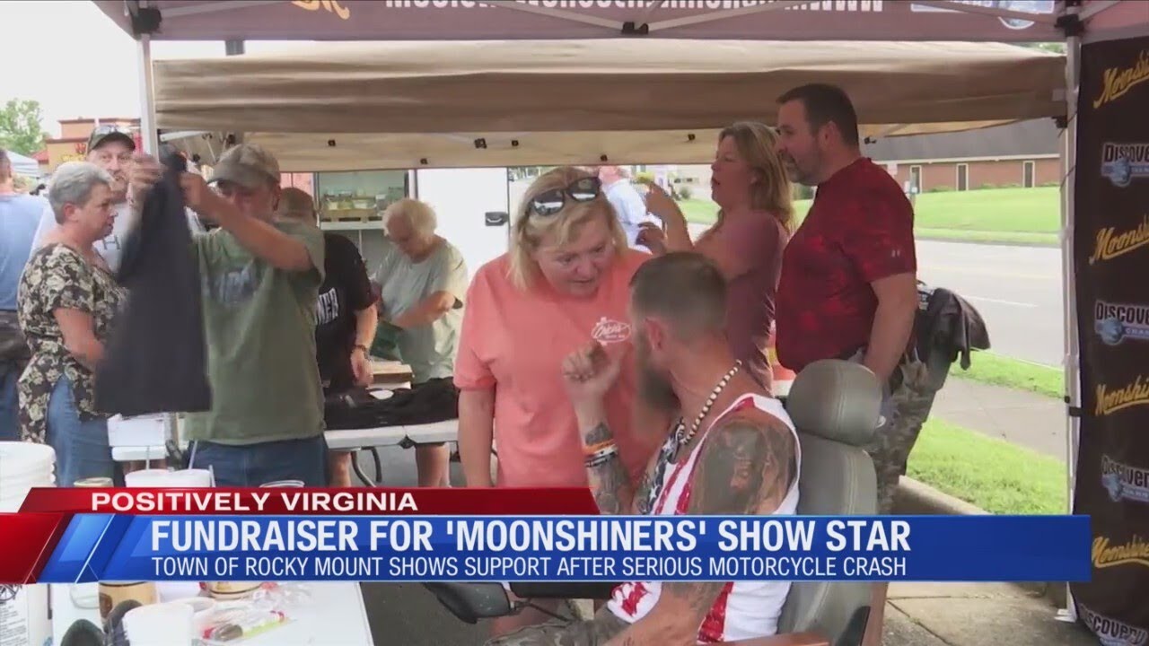 Rocky Mount community shows support for 'Moonshiners' star 'Josh Owens' with fundraiser - YouTube