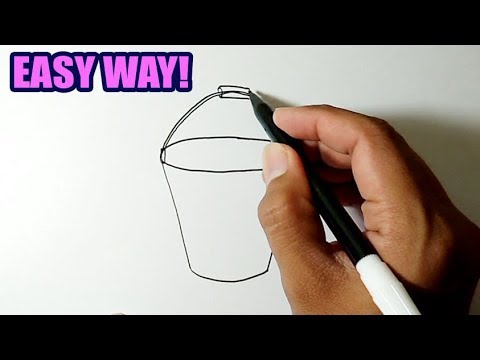 How to draw a Bucket | Easy Drawing Ideas - YouTube