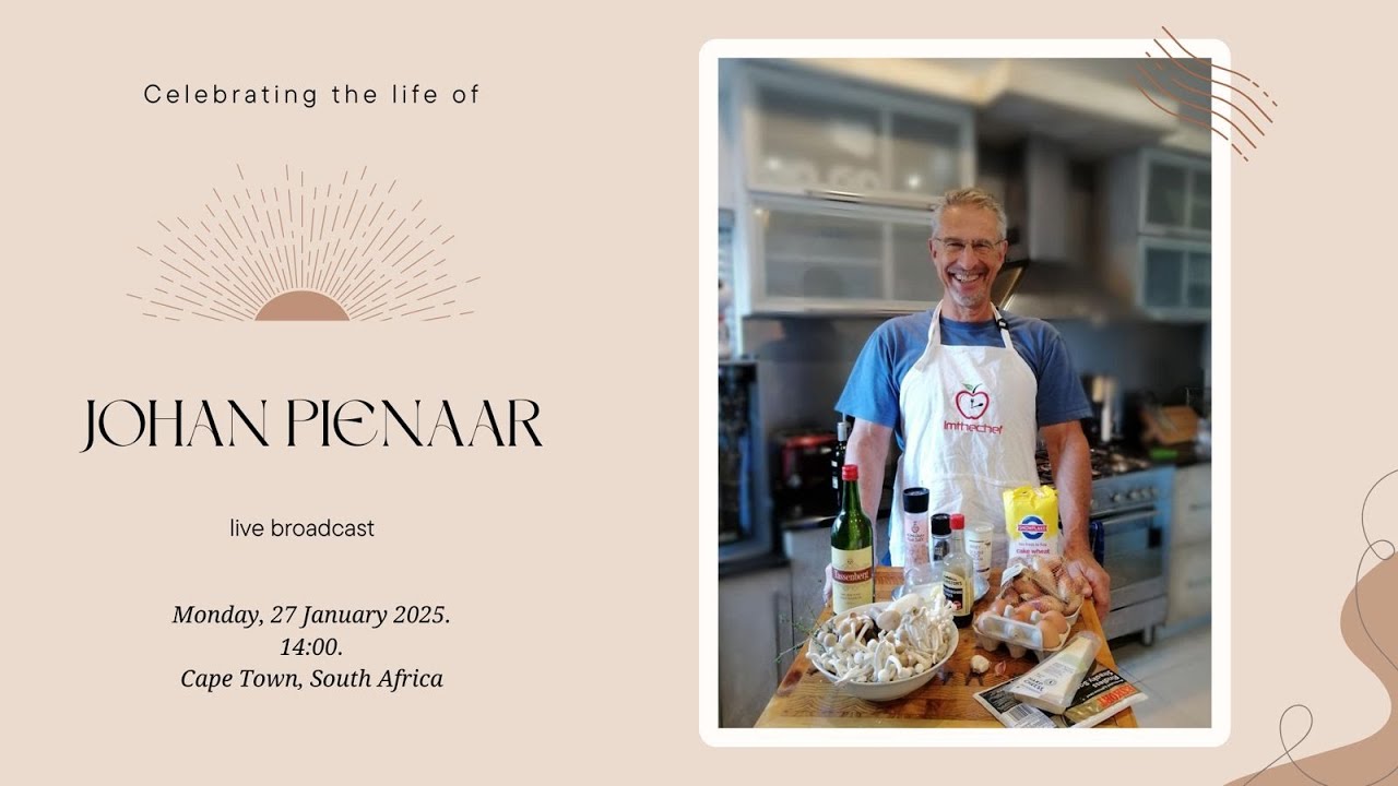 LIVE BROADCAST - CELEBRATING THE LIFE OF JOHAN PIENAAR - MONDAY, 27 ...