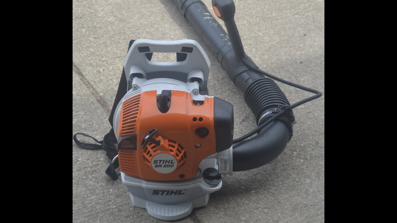 Stihl br 200 review - YouTube