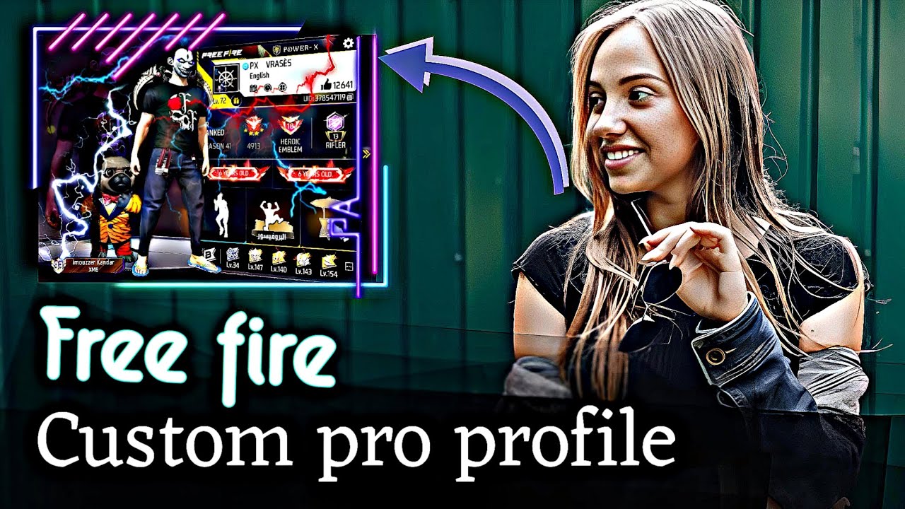 Create your awn professional free fire profile !! - YouTube