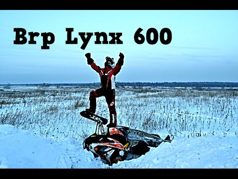 Mini test снегохода Lynx 600 rs - YouTube