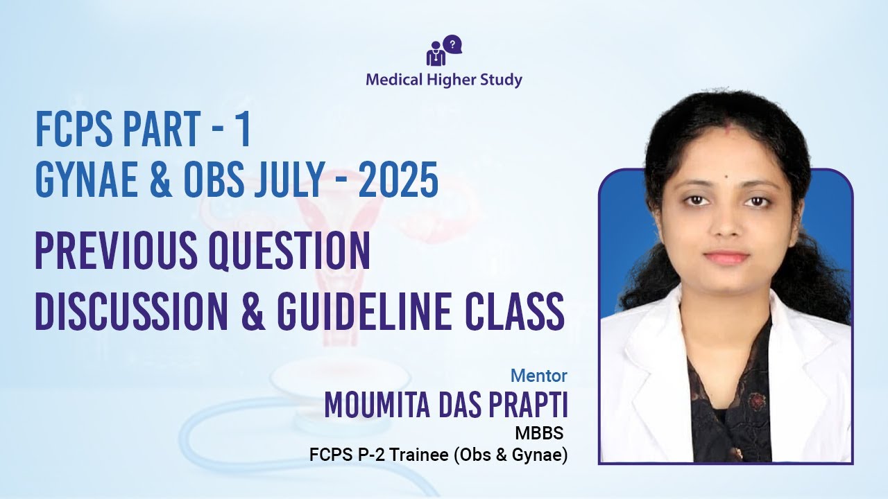 Previous Question Discussion & Guideline | FCPS Gynae & Obs - YouTube