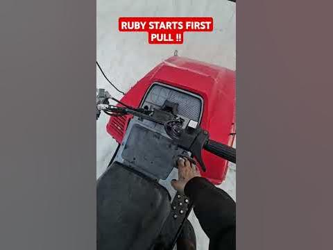 RUBY STARTS FIRST PULL!! - YouTube