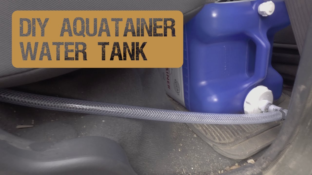 DIY Aqua-Tainer water tank - YouTube