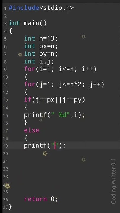C programming basic pattern tutorial ll 💯💯#short #youtubeshorts - YouTube