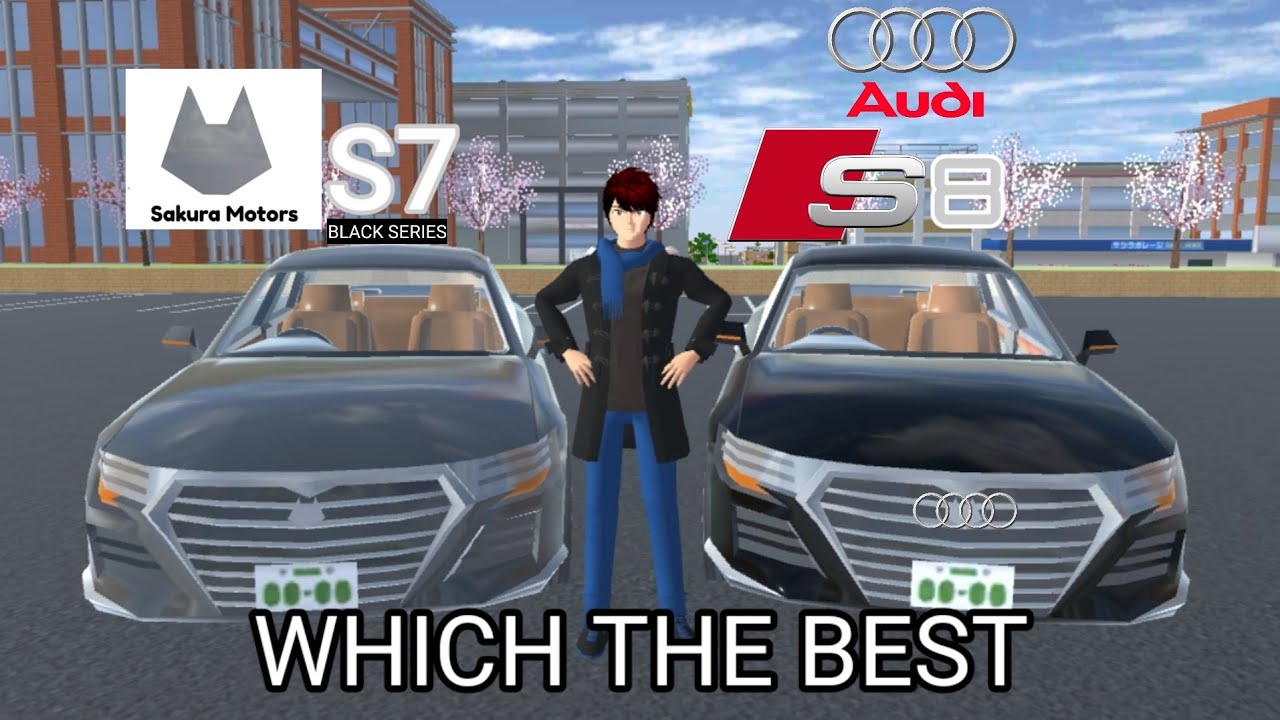Audi S8 v Sakura Motors S7 Black Series Review (SAKURA School Simulator ...