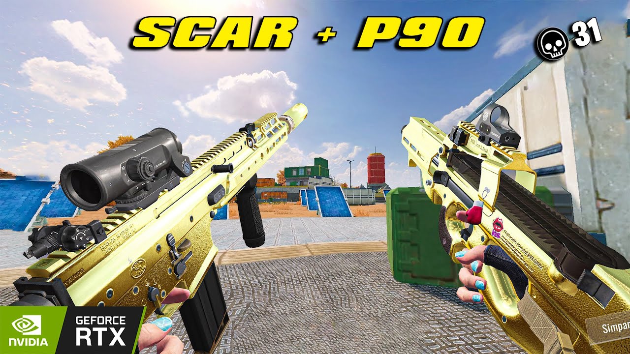 Scar + P90 31 Kill Blood strike pc solo vs squad max graphic 240 fps ...