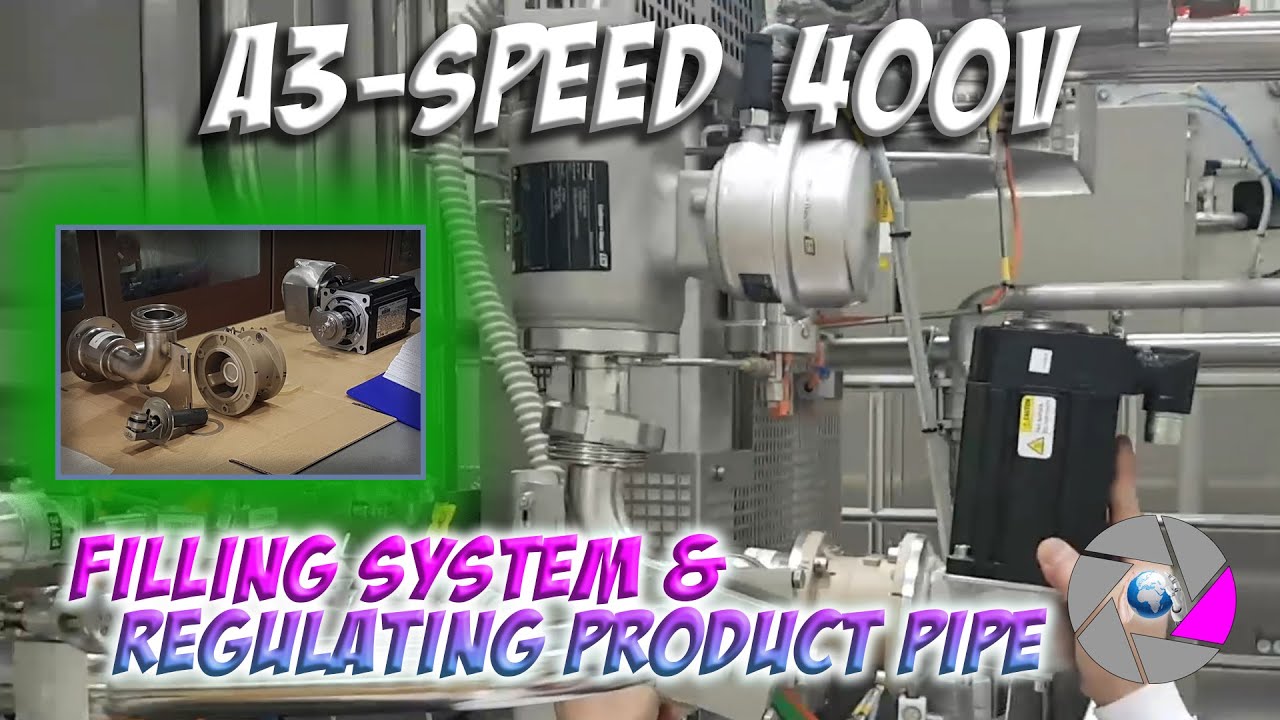 Tetra Pak A3 Speed 400V | Filling system Regulating product pipe - YouTube