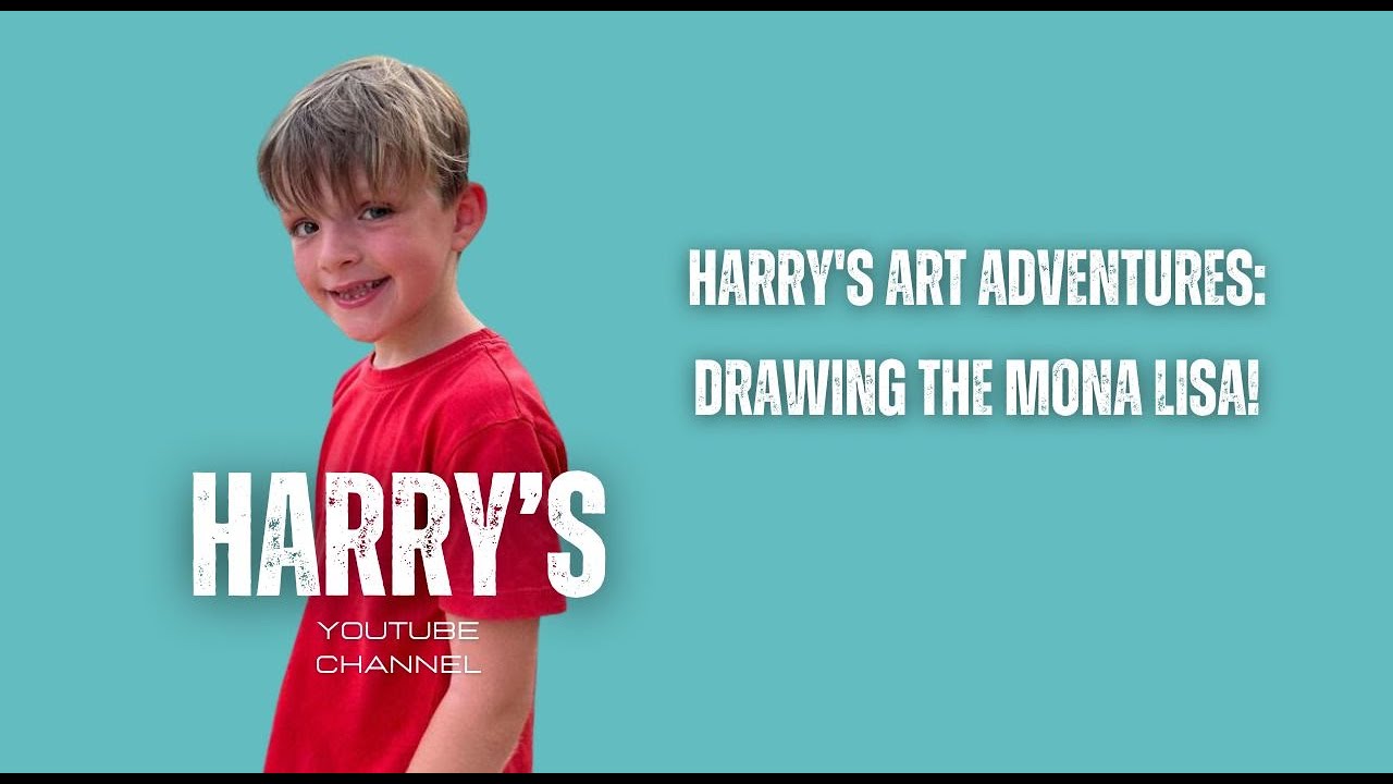 Harry's Art Adventures: Drawing the Mini Mona Lisa! - YouTube