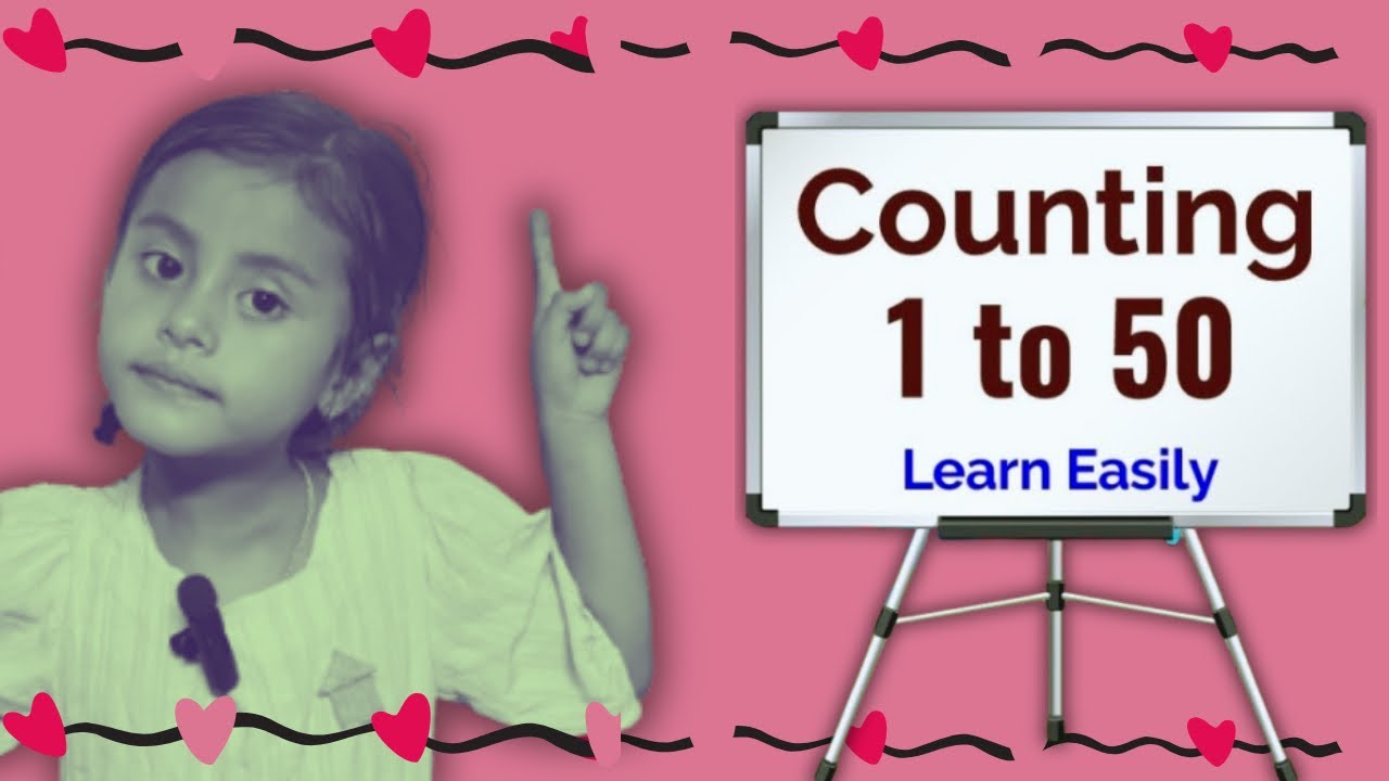Learning & writing 1-50 | Count Numbers writing & Learning practice in ...