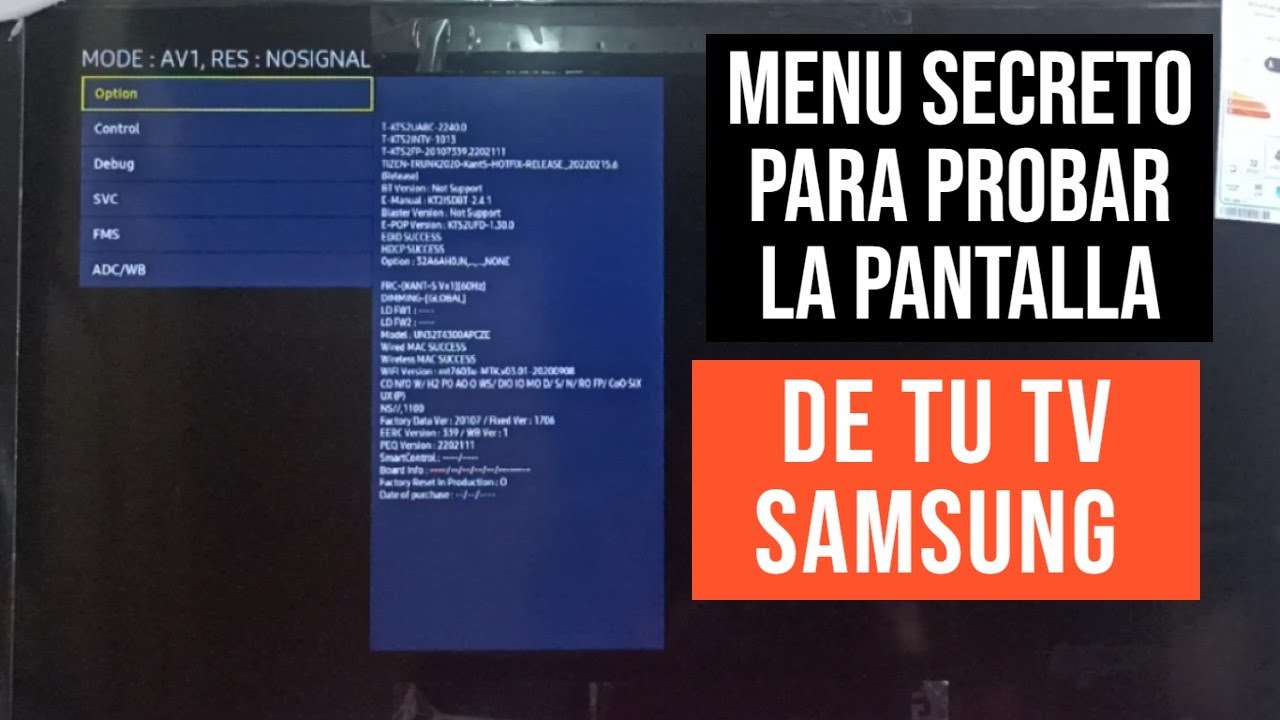 Los secretos ocultos del menú de tu TV Samsung revelados - YouTube