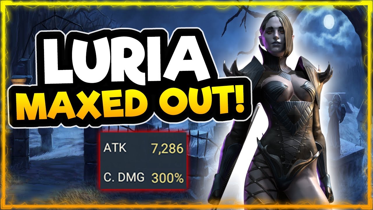 LURIA SUPERCHARGED! BIGGEST EPIC BLOCK REVIVE NUKER | RAID SHADOW LEGENDS - YouTube